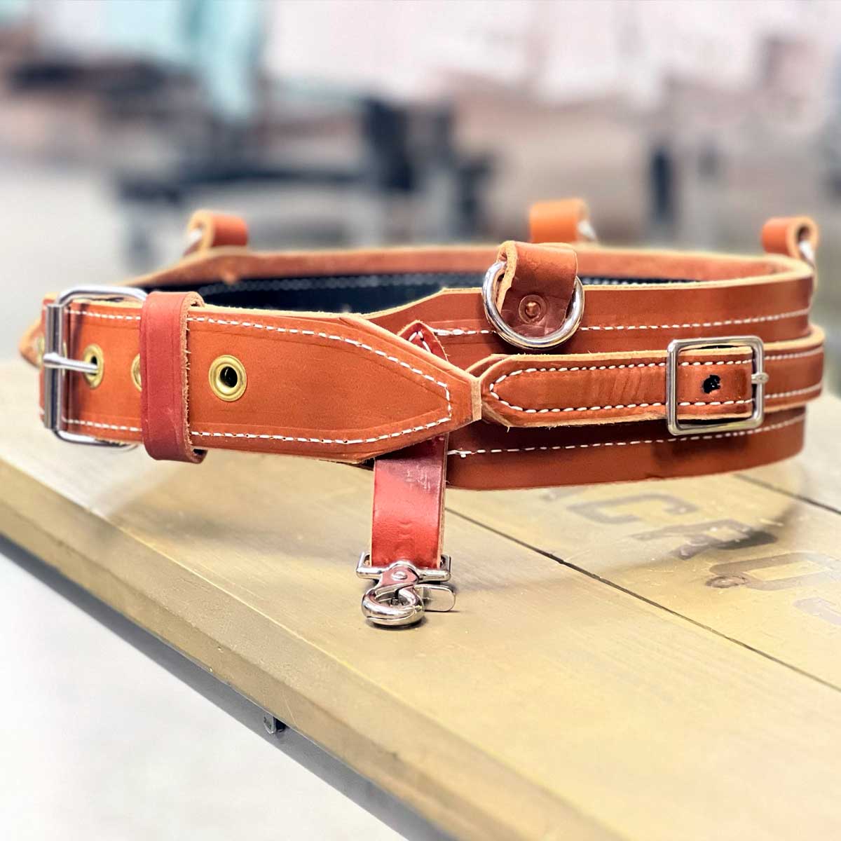 Leather Mining Belt - SI Workwear